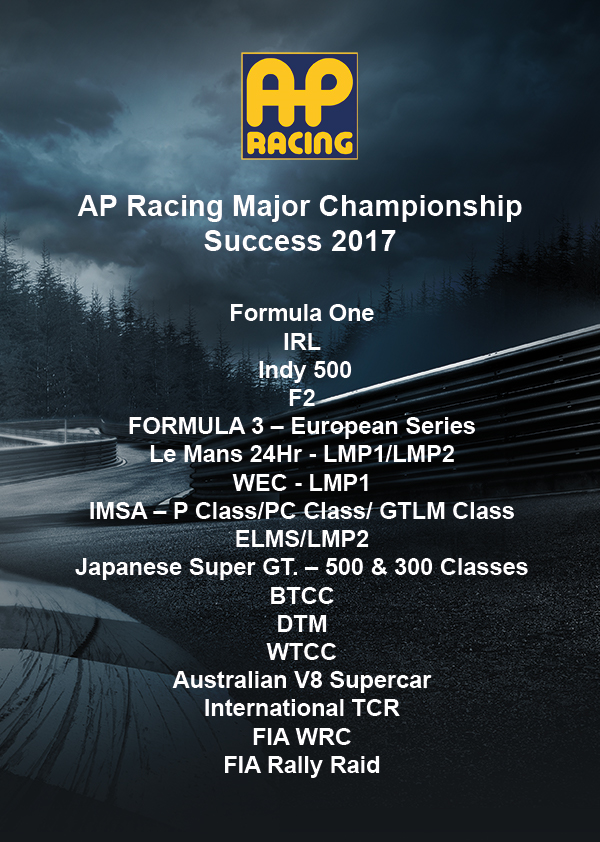 AP Racing Major Championship Success | AP Racing